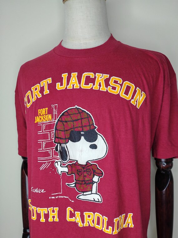 Rare 80s Snoopy Fort Jackson South Carolina Army Sing… - Gem