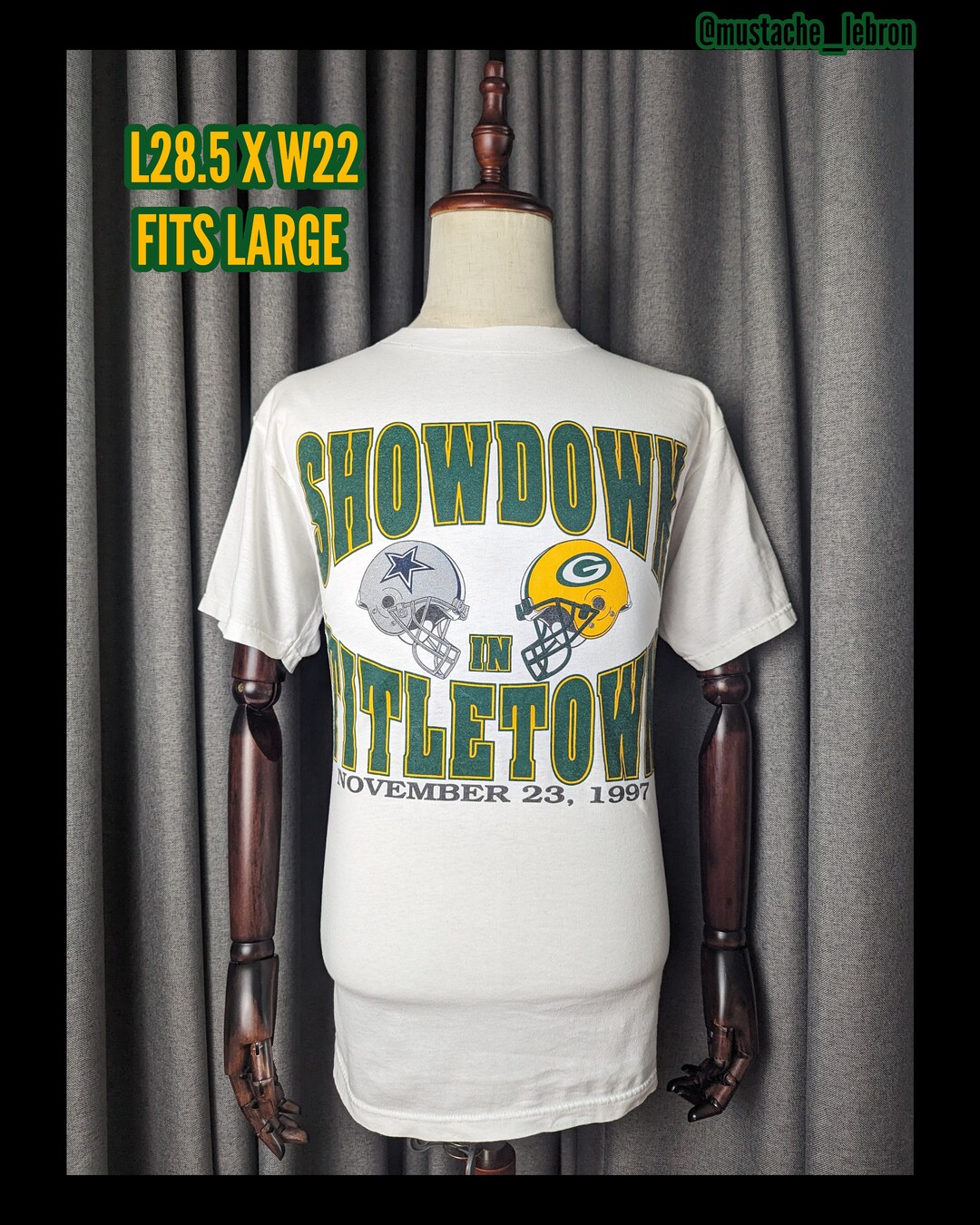 1997 Vintage Green Bay Packers Versus Dallas Cowboys Showdown - Etsy