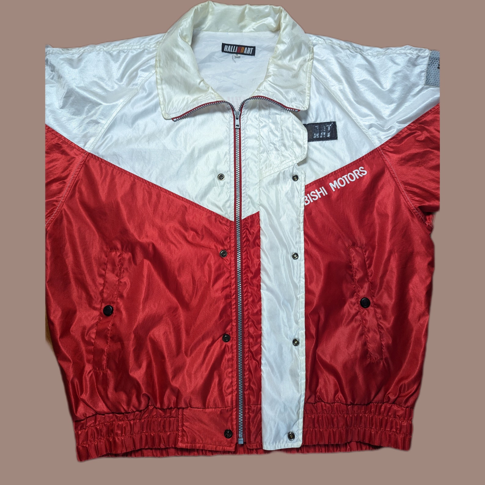 Vintage 1990s Mitsubishi Ralliart Nylon Jacket LARGE XL Rare - Etsy