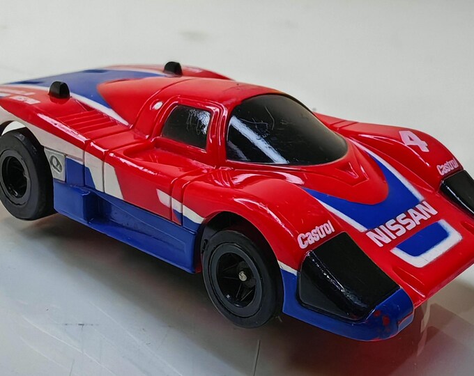 Rare Tomy Afx Nissan March 86G R/W/B #4 Slot Car - Etsy