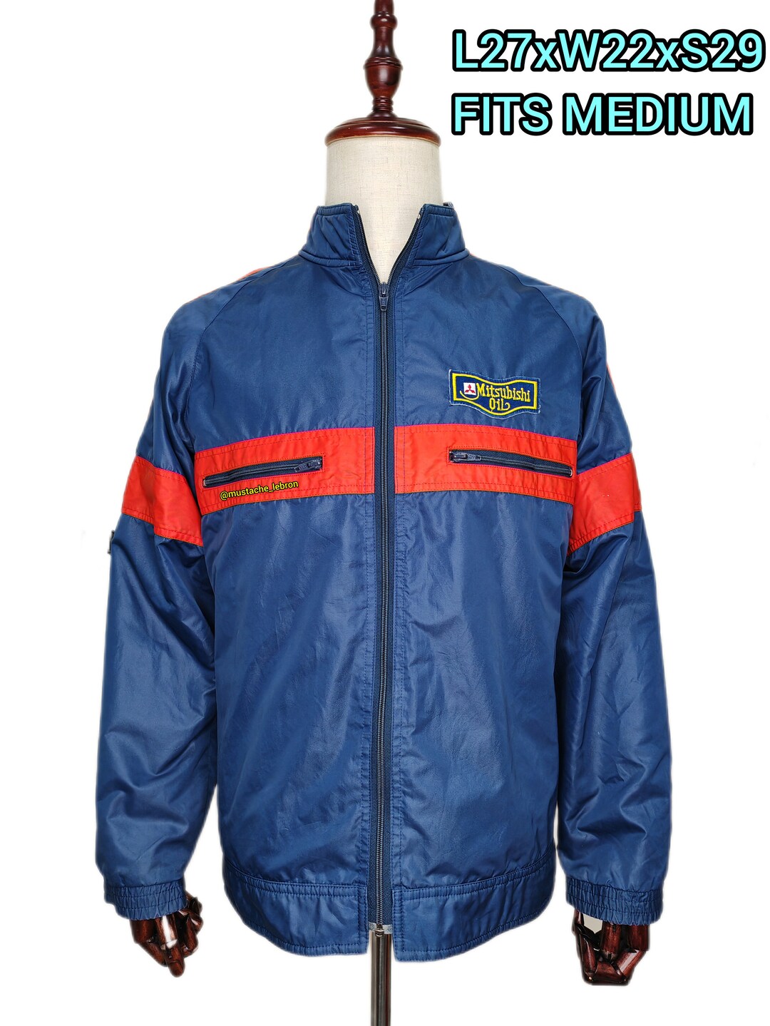 Vintage 80s Mitsubishi Oil Mechanics Jacket! - Etsy