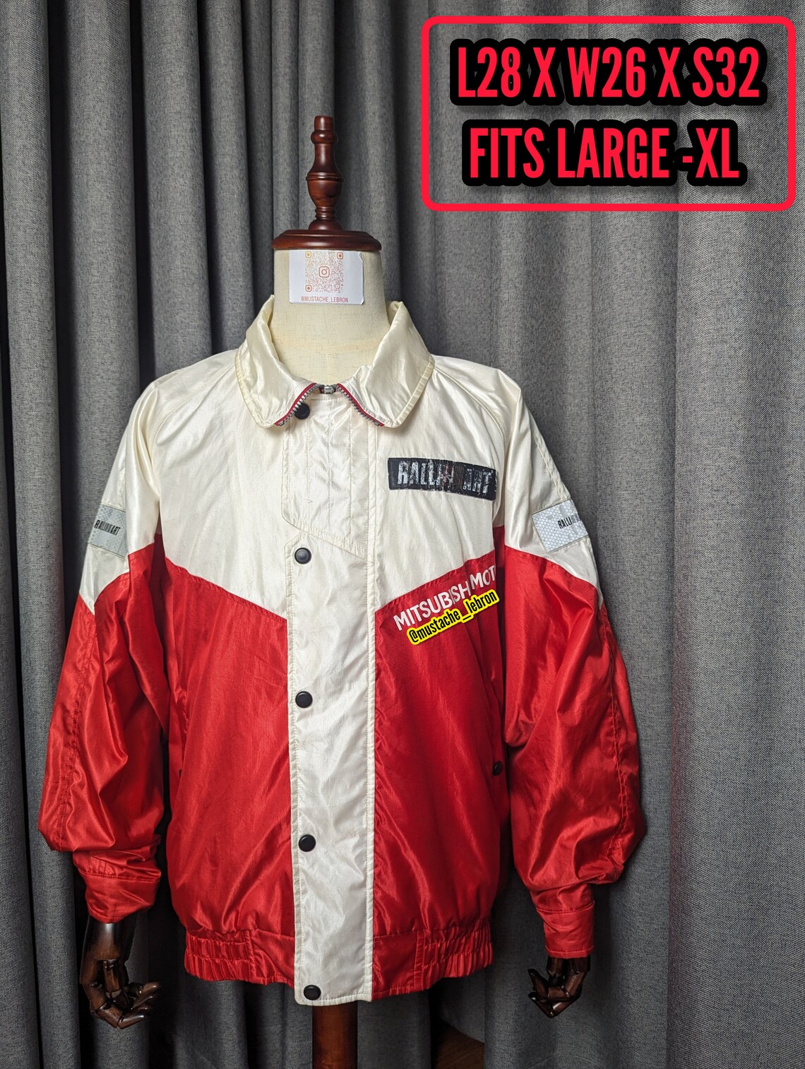 Vintage 1990s Mitsubishi Ralliart Nylon Jacket LARGE XL Rare - Etsy