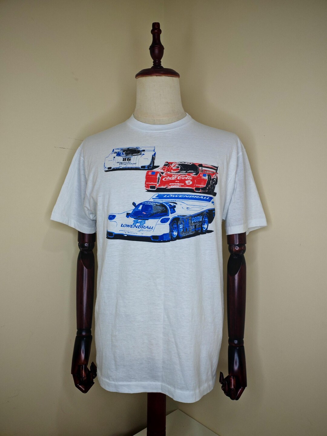 VTG 80s Porsche 962 Löwenbräu Coca Cola Bayside Disposal Racing IMSA T ...