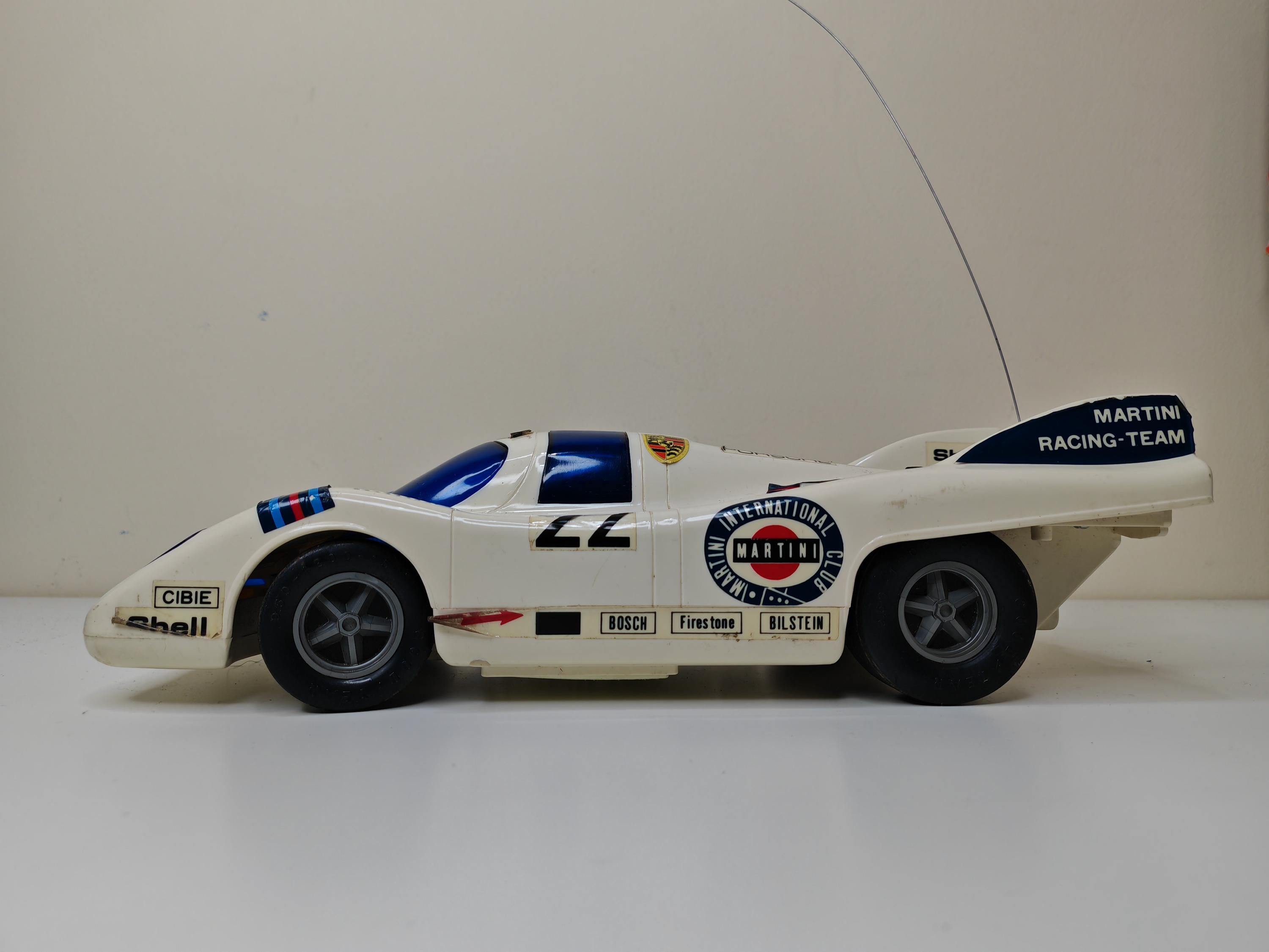 Vintage 1978porsche 917/K Asahi Radio Controlled Car Martini Racing RC ...