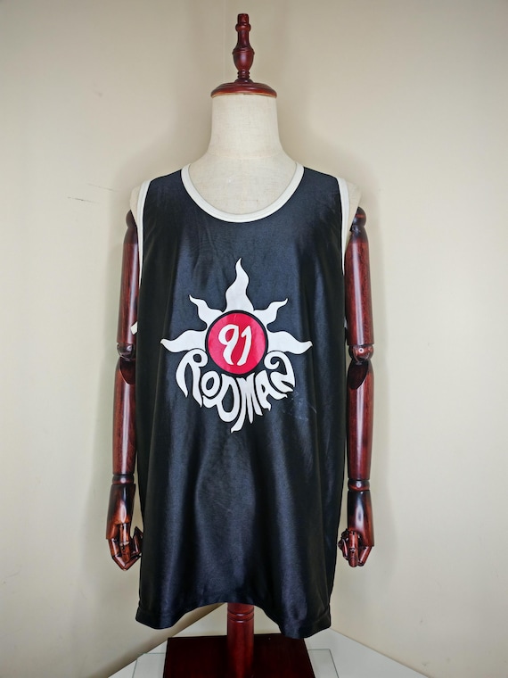 Rare Dennis Rodman x Converse 91 Chicago Bulls Jersey… - Gem