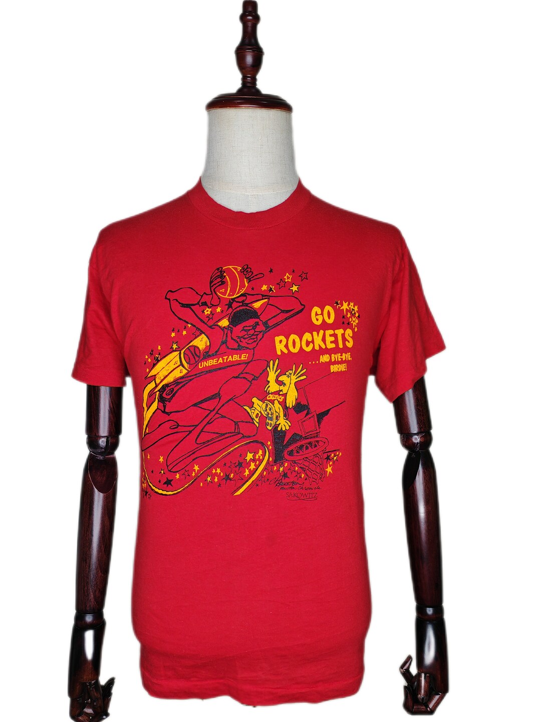 Rare 1980s Houston Rockets Sakowitz Department Store Houston Chronicle ...