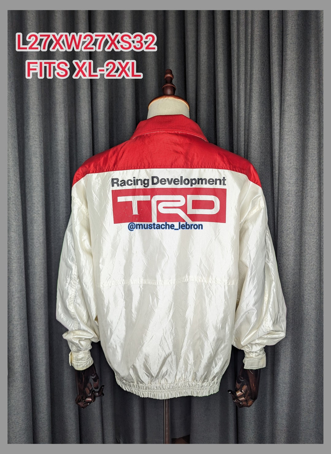 Vintage 90s TRD Toyota Racing Development Jacket JDM Racing Team Rare ...