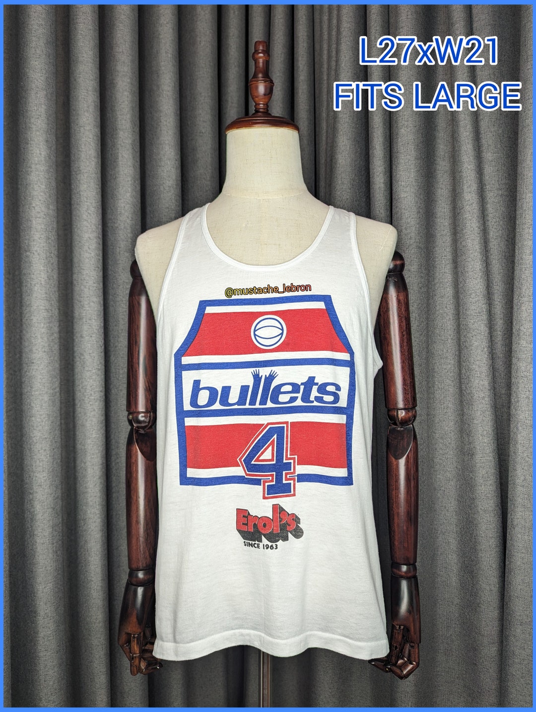 Extremely Rare 80s Erols Video Rental Moses Malone Washington Bullets ...