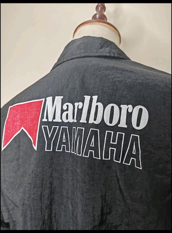 Marlboro Yamaha Racing Team Nylon Jacket Black Medium - Gem