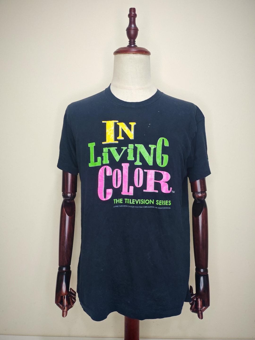 Rare 90s in Living Color T-shirt Television Series Fox KDAF 33 Dallas ...