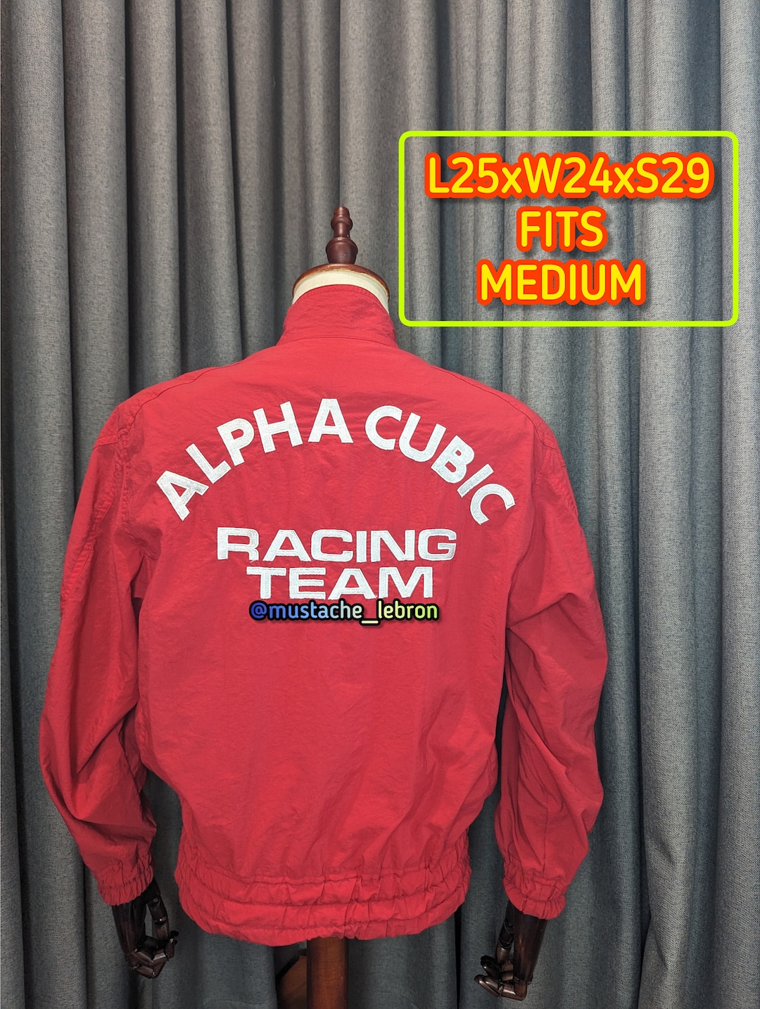 Rare 80s 90s Alpha Cubic Racing Team Jacket Medium - Etsy