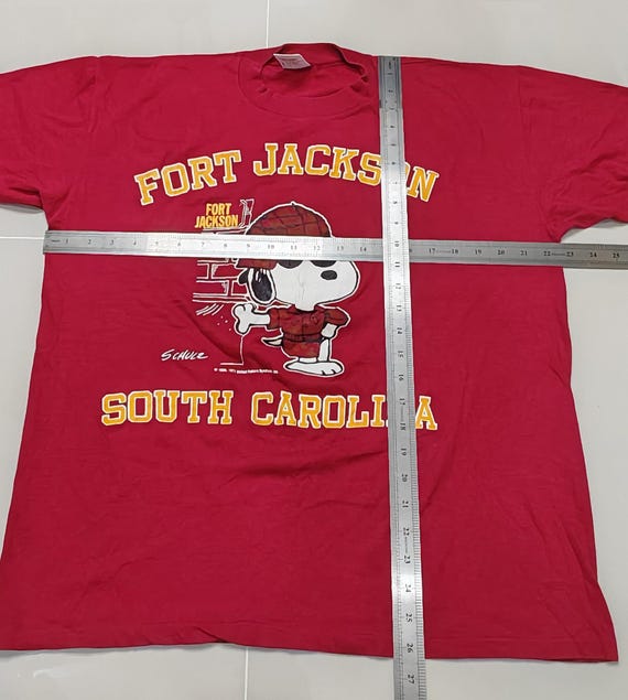 Rare 80s Snoopy Fort Jackson South Carolina Army Sing… - Gem