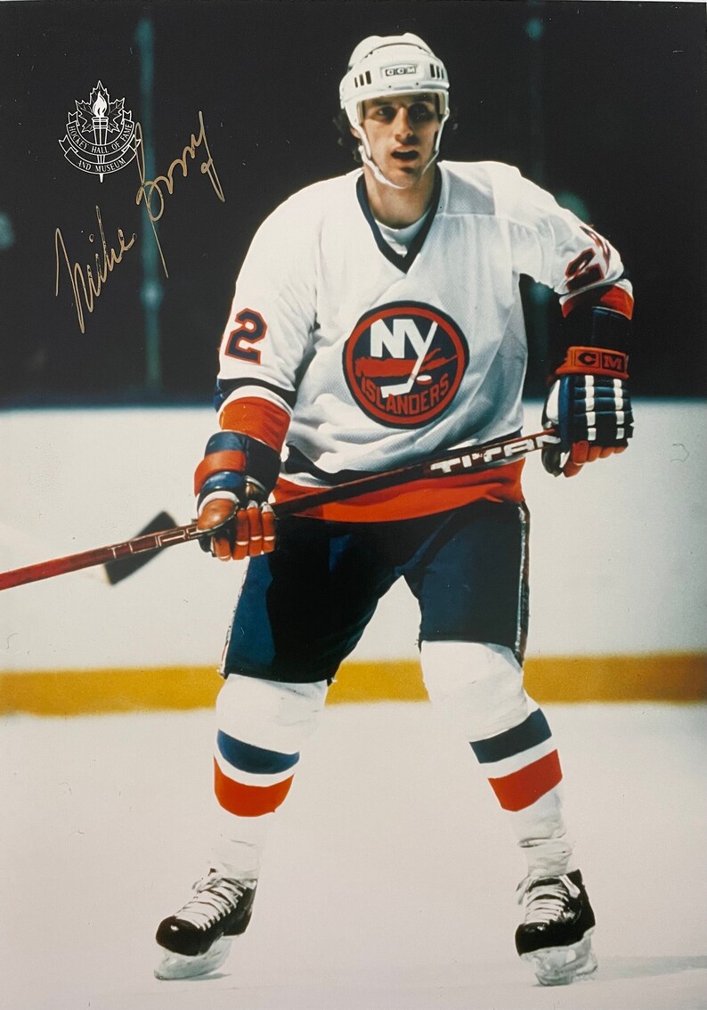 Mike Bossy Photo NY ISLANDERS #22 8X10 Inch Autograph Color Photo ...