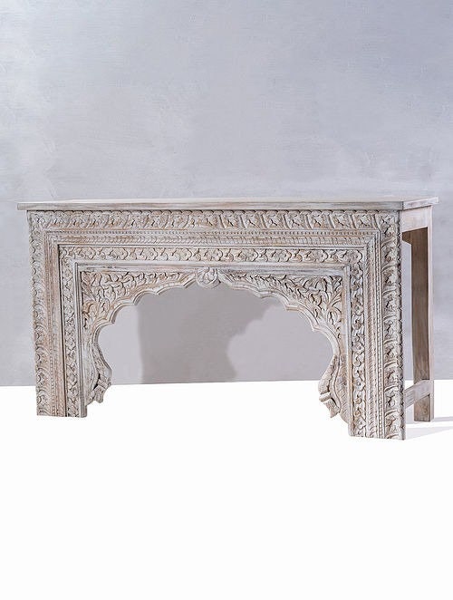 Console With Indian Hand Carving Vintage Wooden Console Antique Wooden ...
