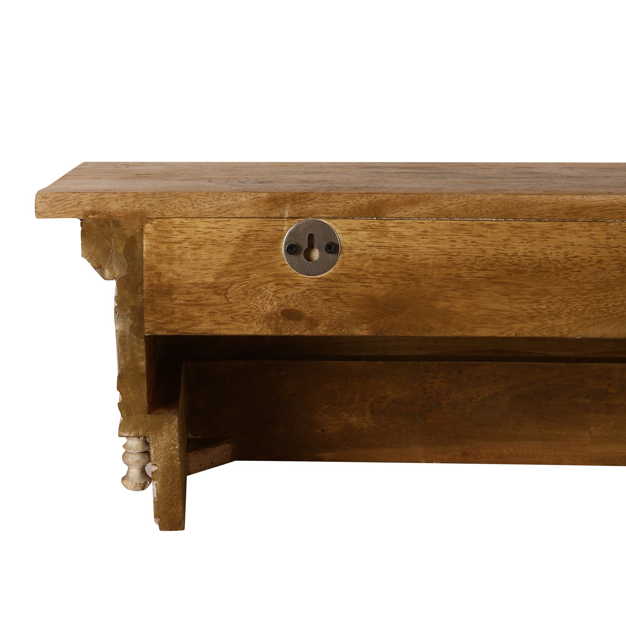 Hand Carved Mango Wood Wall Shelf: Indian Home Decor - Etsy