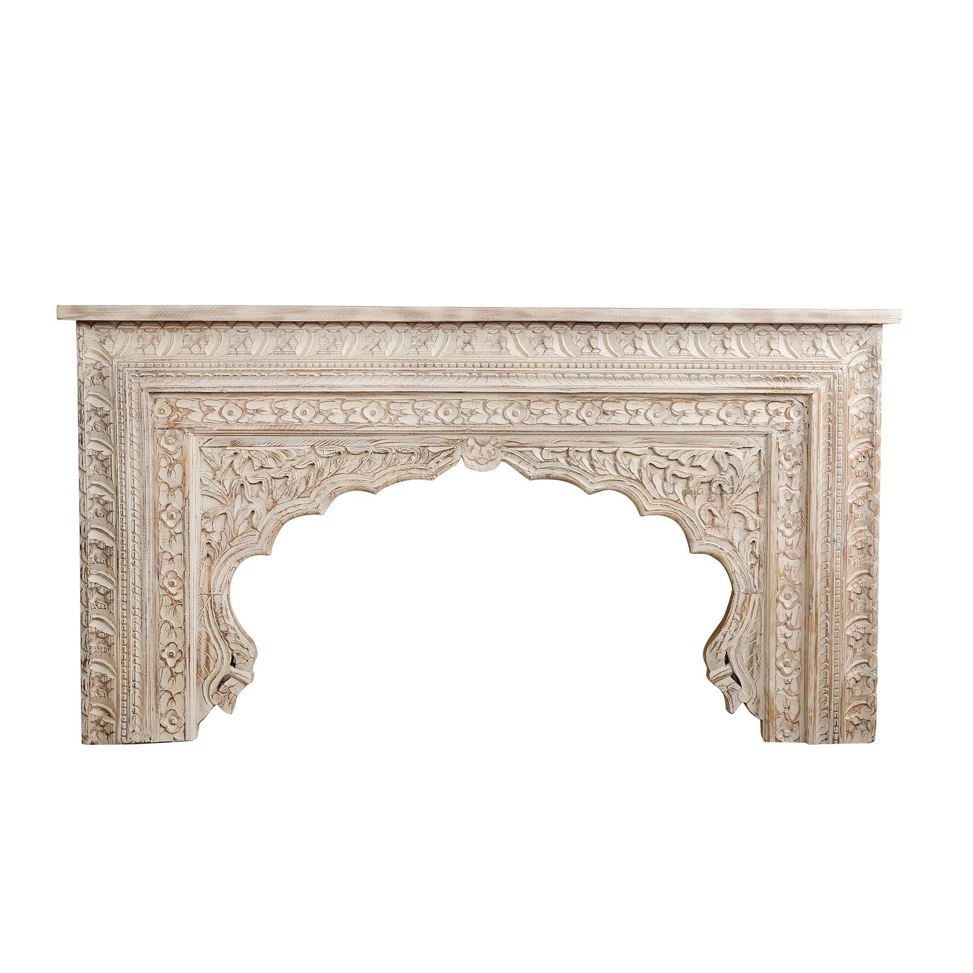 Console With Indian Hand Carving Vintage Wooden Console Antique Wooden ...