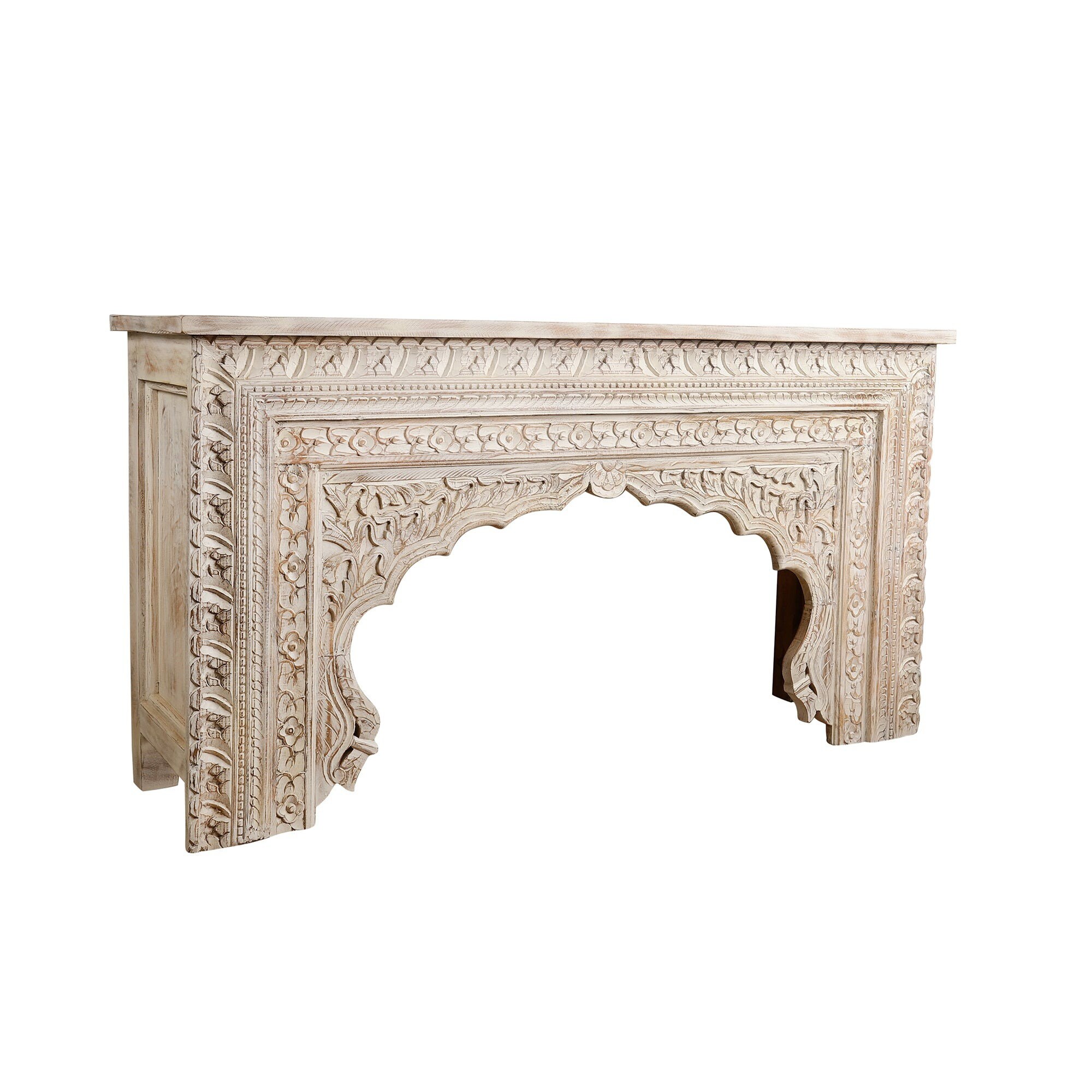 Console With Indian Hand Carving Vintage Wooden Console Antique Wooden ...