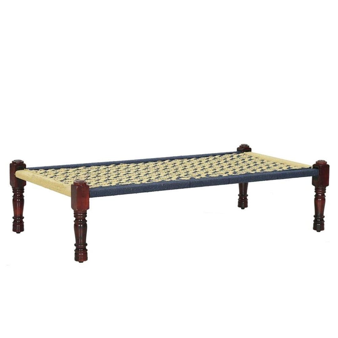 Handwoven Indian Charpai Bed – Rustic Boho Daybed - Etsy