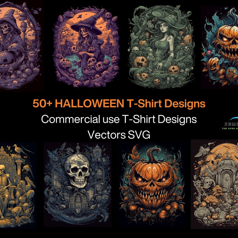 Halloween Vector Bundle - Etsy