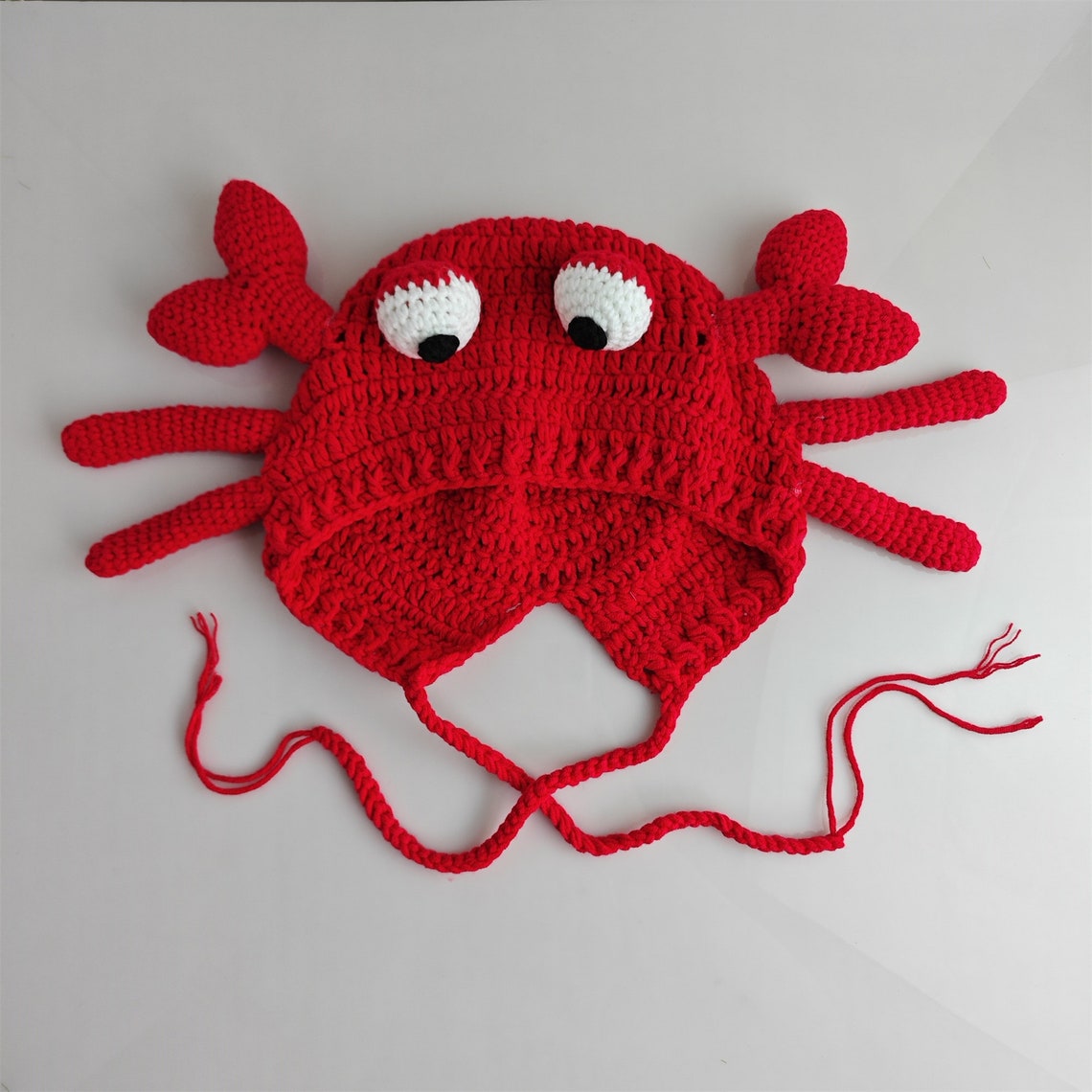 Red Crabs Crochet Bucket Hat Red Crab Wacky Custom Bucket - Etsy UK