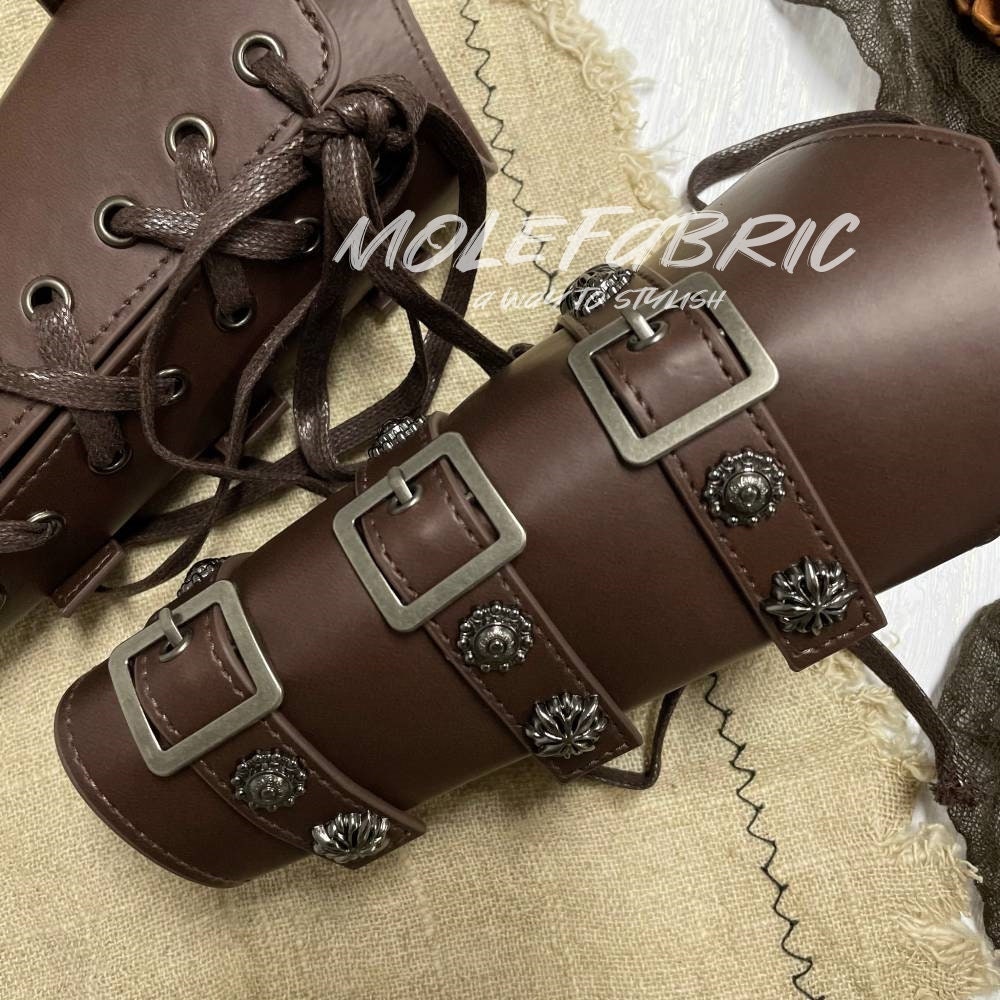 Rivets Viking Premium Arm Guard, Cosplay Armor With Rope, 1 Pair ...