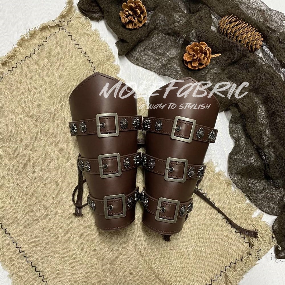 Rivets Viking Premium Arm Guard, Cosplay Armor With Rope, 1 Pair ...