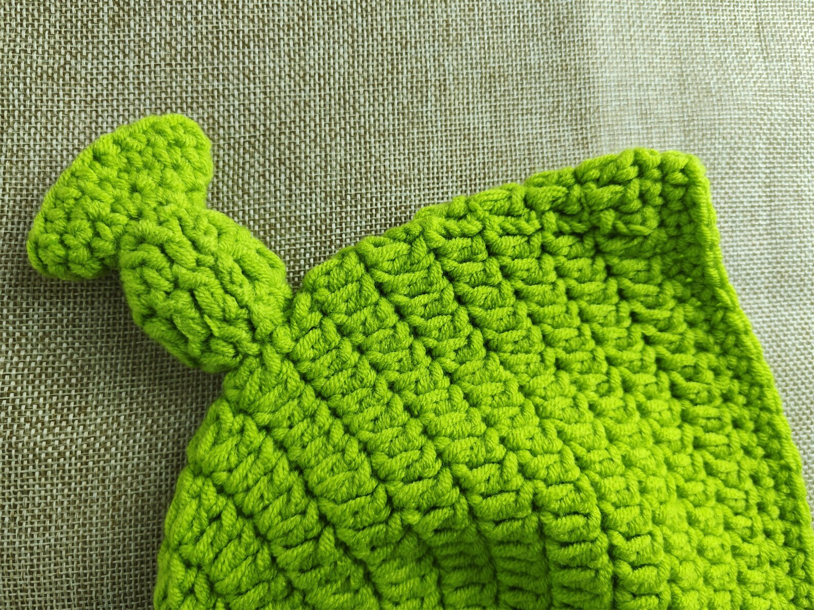 Shrek Crochet Bucket Hat, Green Wacky Custom Bucket Hat, Handmade Hat ...