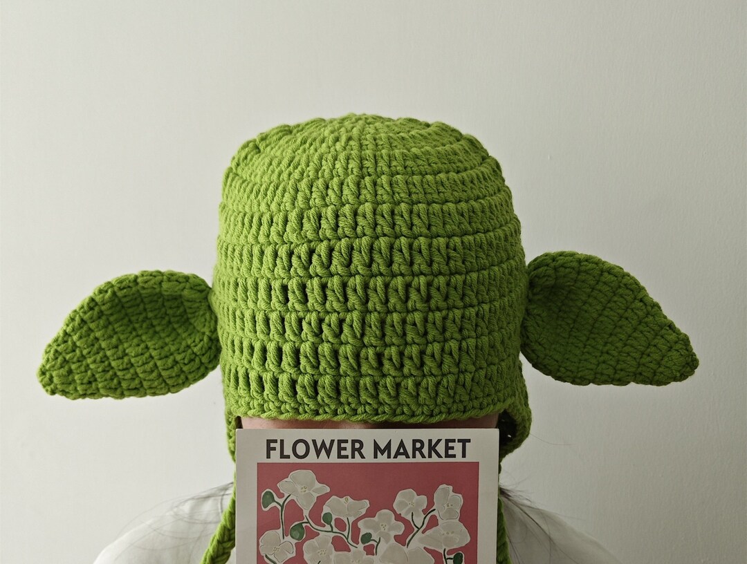 Shrek Big Ears Crochet Bucket Hat, Green Wacky Custom Bucket Hat ...