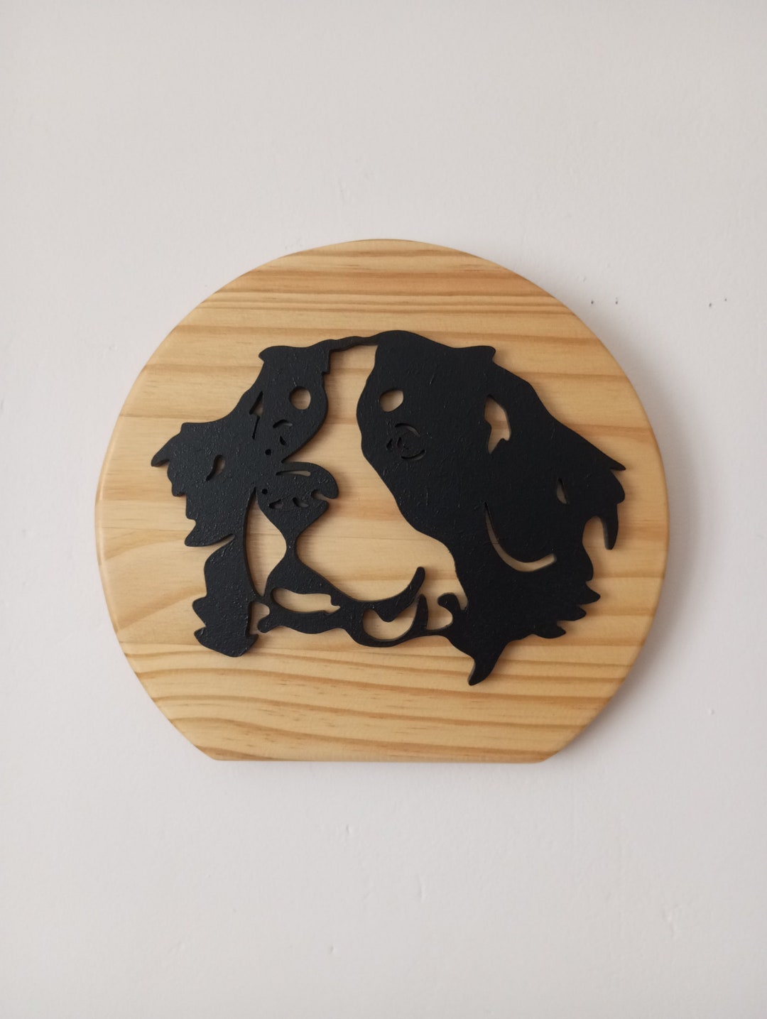 Portrait of Dog, Bernese Mountain Dog in Wood - Etsy