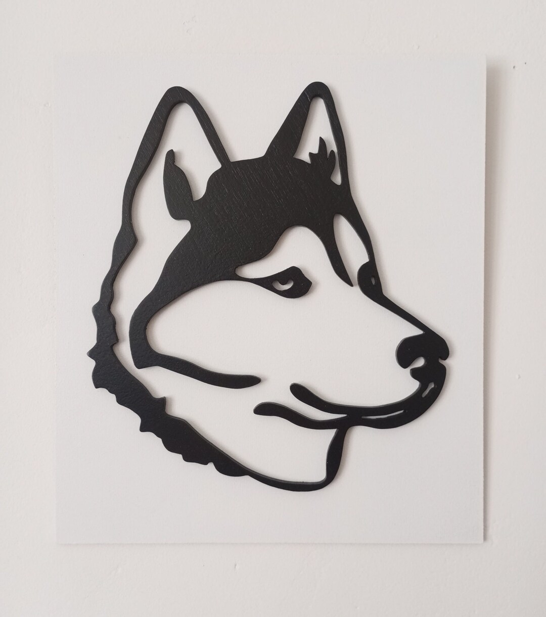Portrait of Dog, Husky, Wooden - Etsy