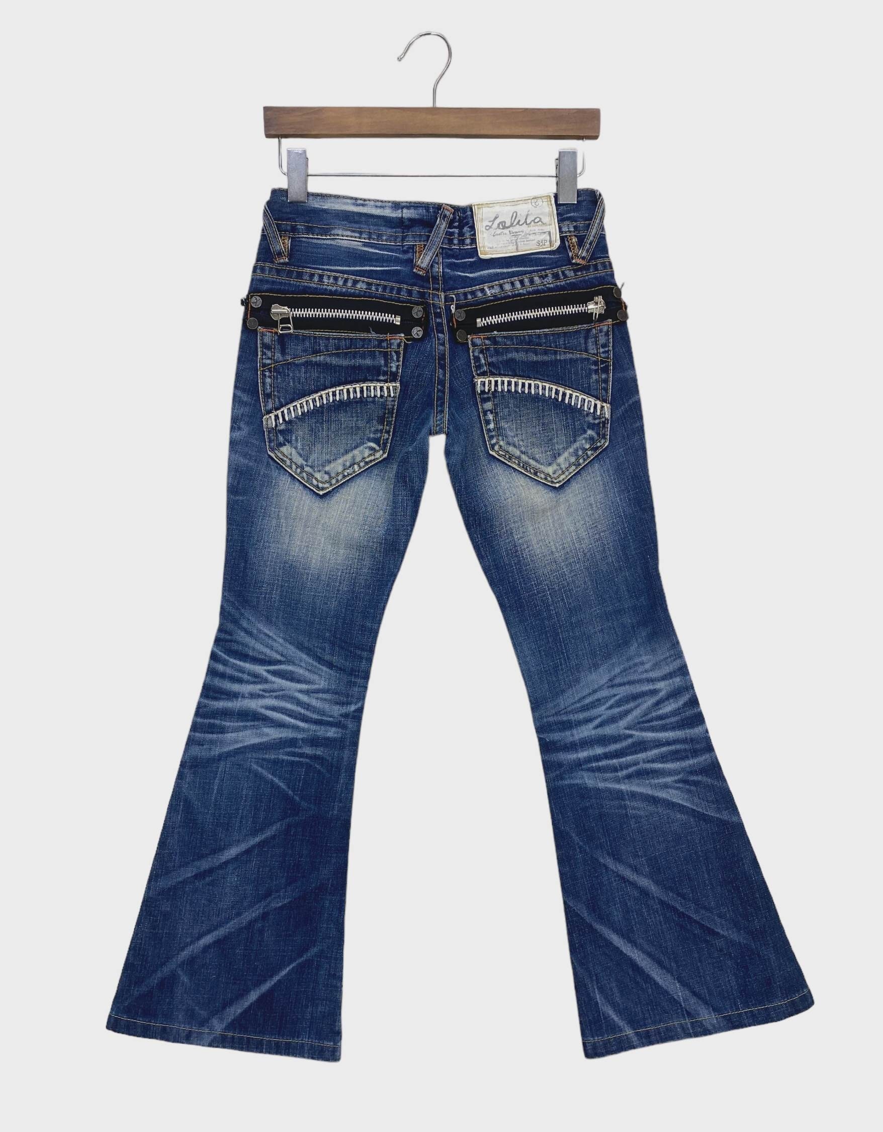 Lolita Jeans - Size 25 (w28xl27.5) - High Waist Flare Lolita Jeans - Size 25 (w28xl27.5) - High Waist Flare