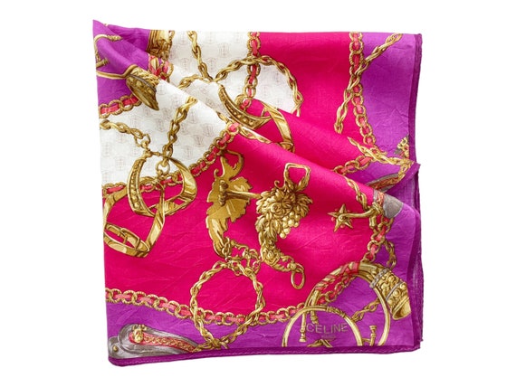 Celine Handkerchief Gold Chain Ancient Luxury Mini Sc… - Gem