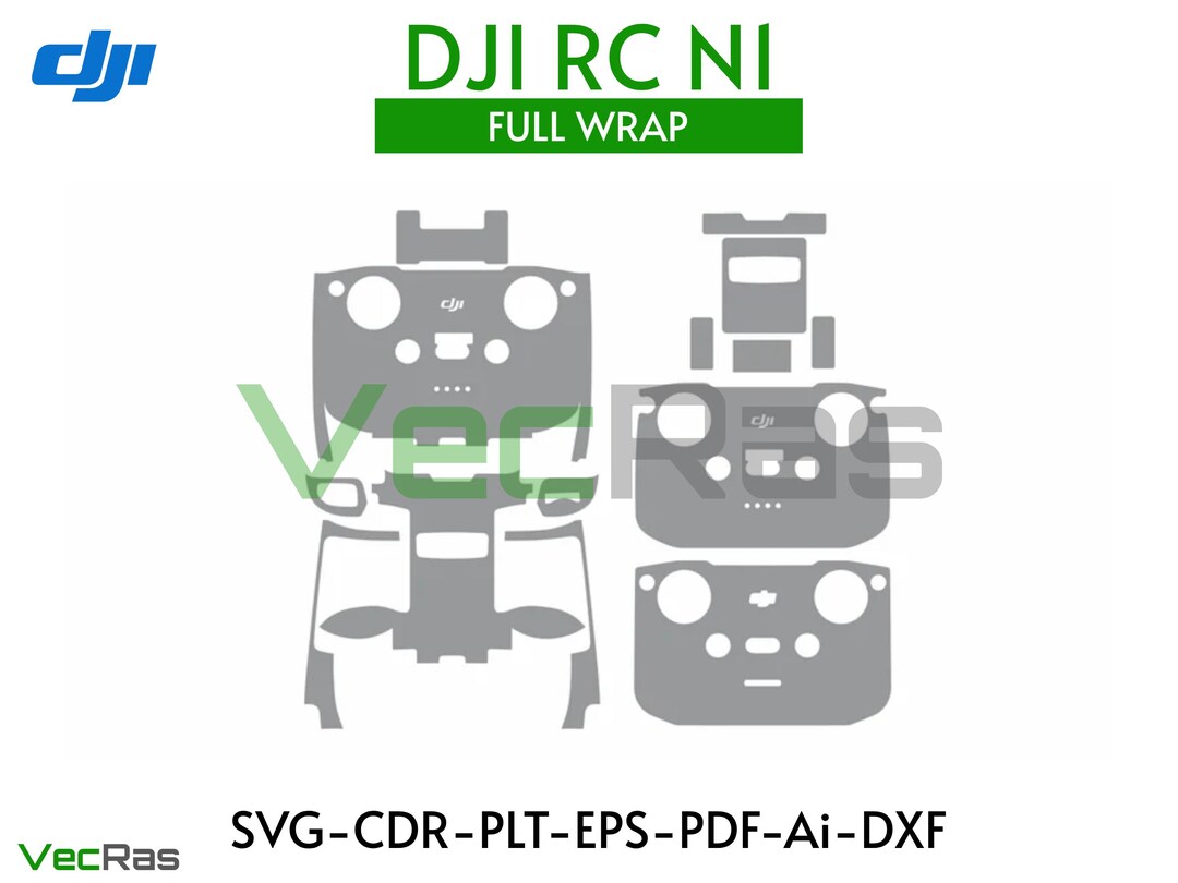 DJI RC-N1 Skin Template Digital Download Custom Remote Wrap - Etsy