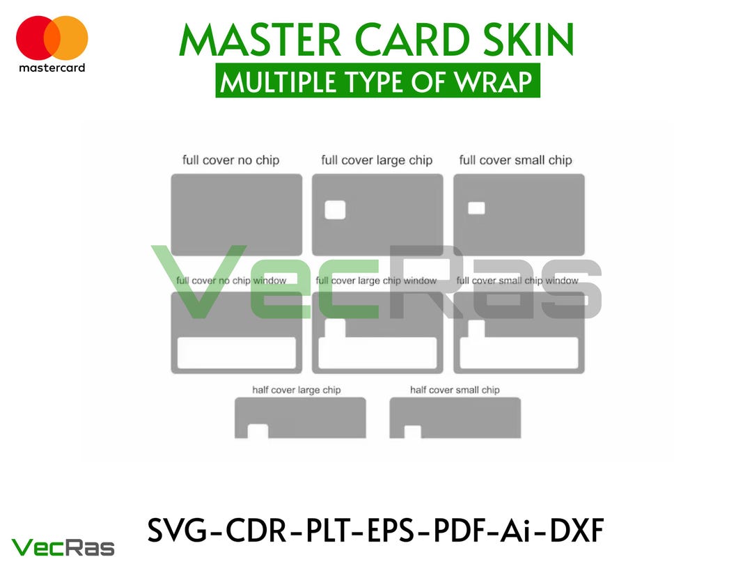 Mastercard Skin Template Digital Download - Etsy