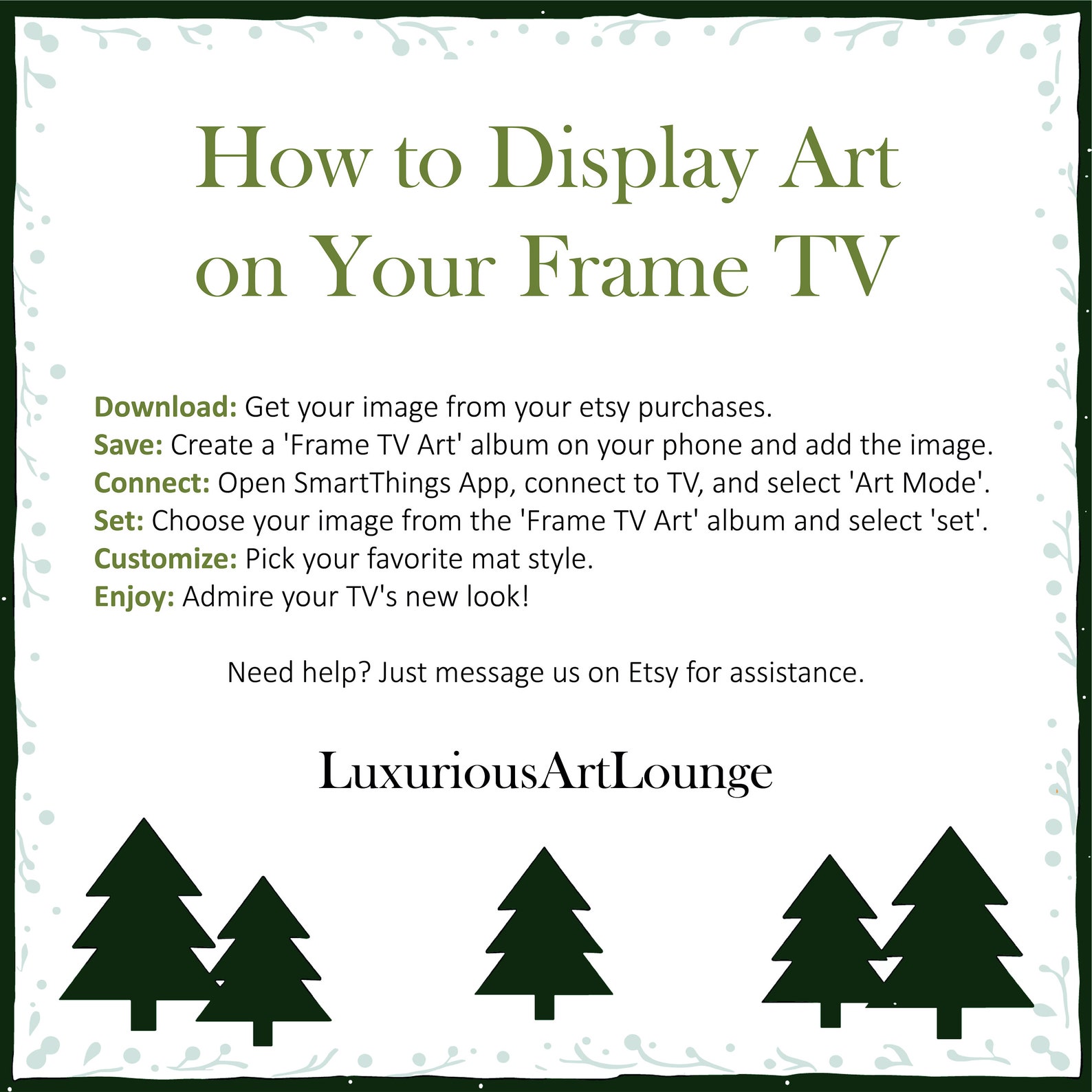 Dark Academia Christmas Tree Art Vintage Winter Decor Moody Holiday ...