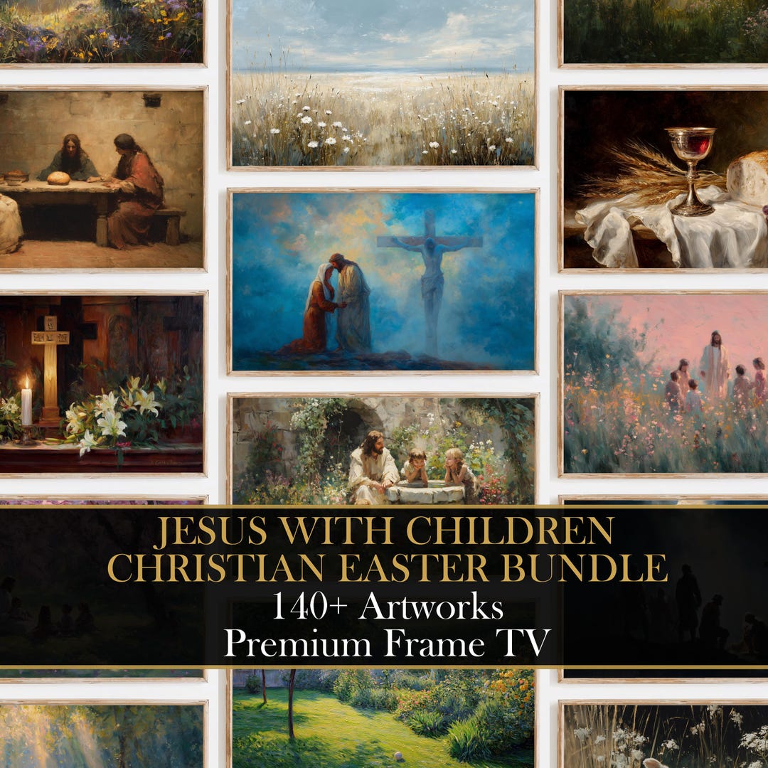 Easter Worship Screen Decor | Christian Frame TV Art Bundle 140+ 4K ...