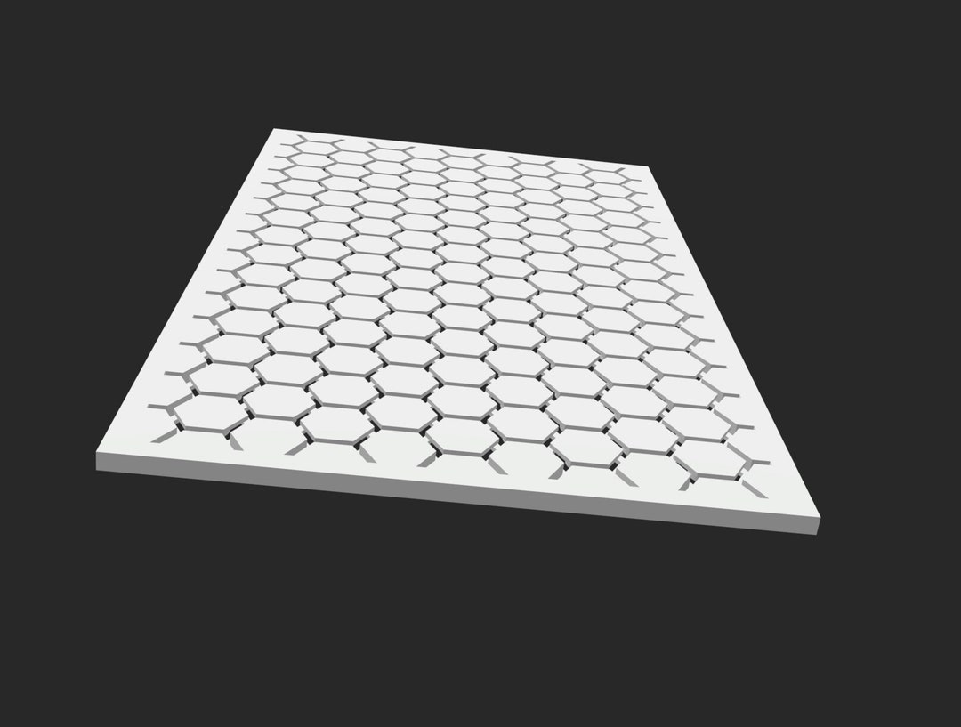 Hexagon Table File for CNC, 3D Print,step File - Etsy