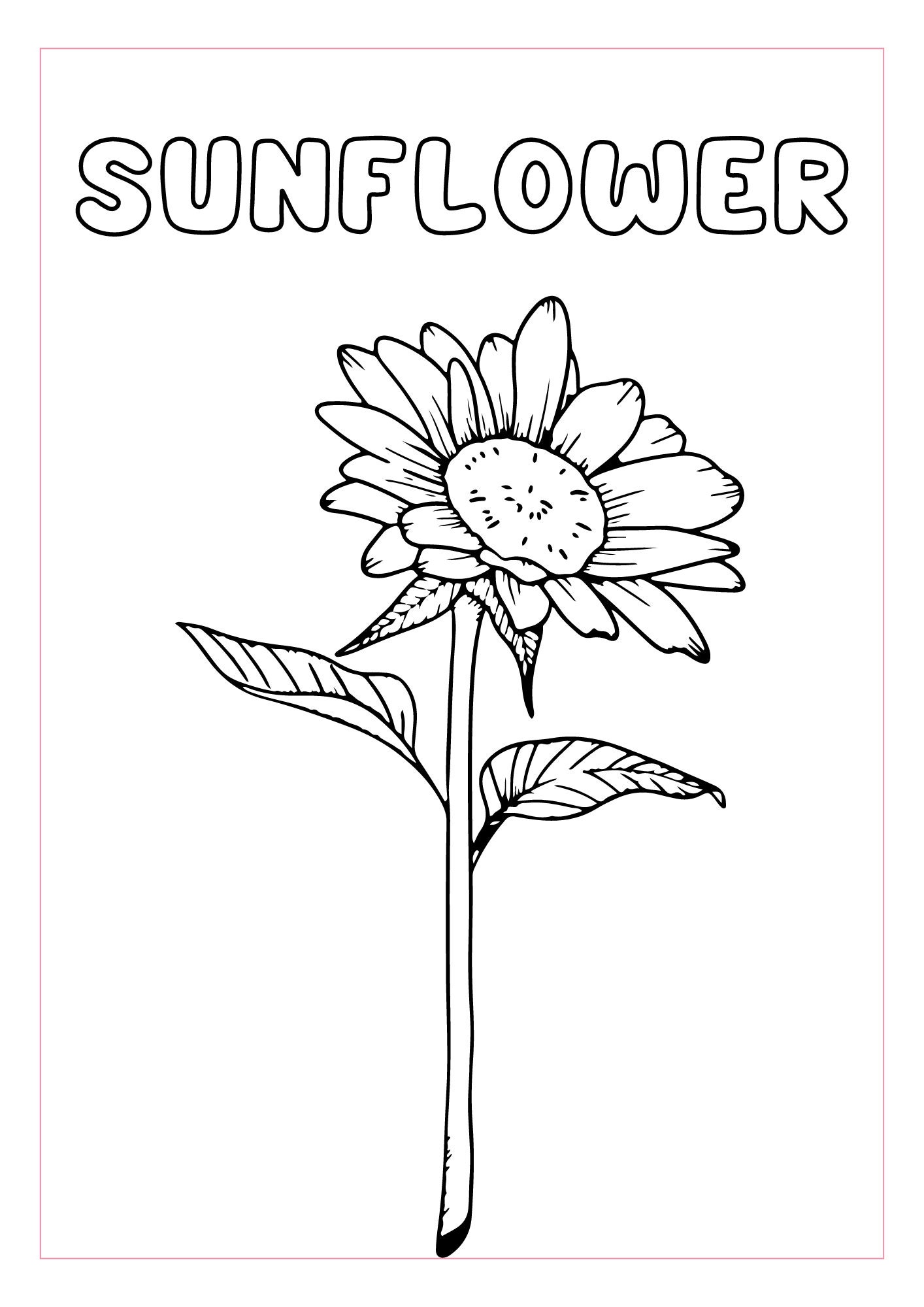 25 Printable Garden of Colors: A Flower Coloring Book, Instant Download ...