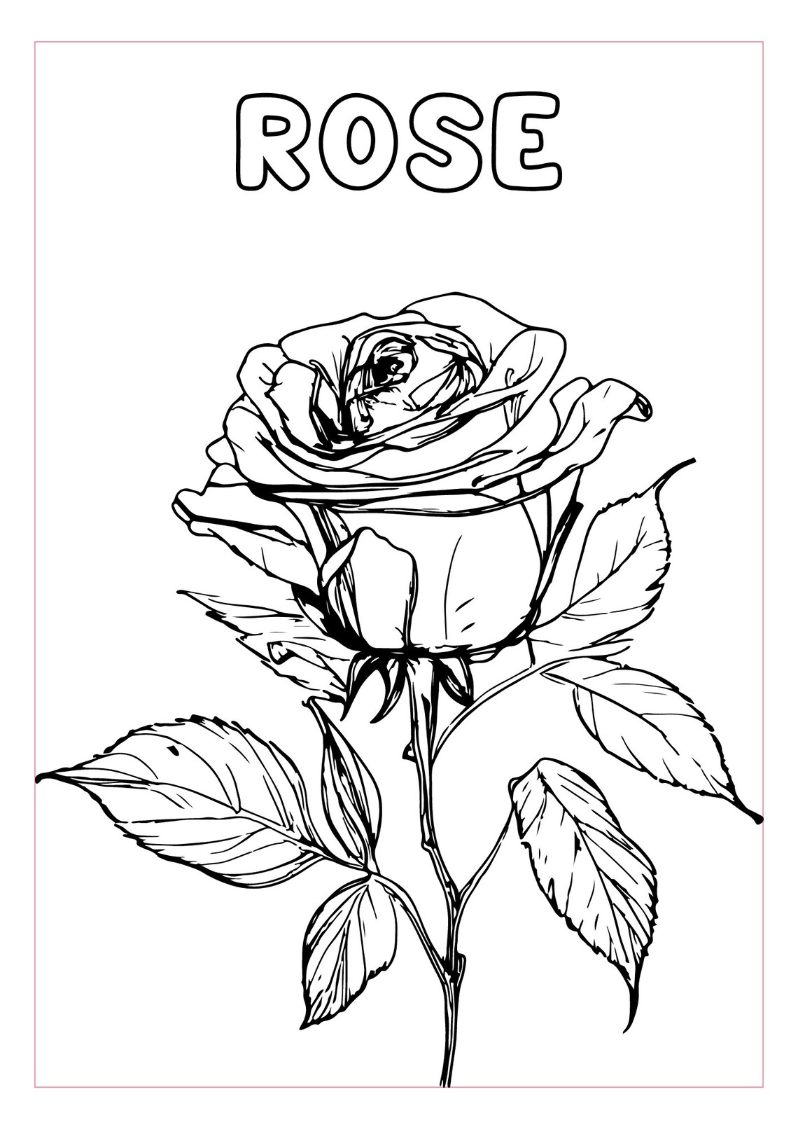 25 Printable Garden of Colors: A Flower Coloring Book, Instant Download ...