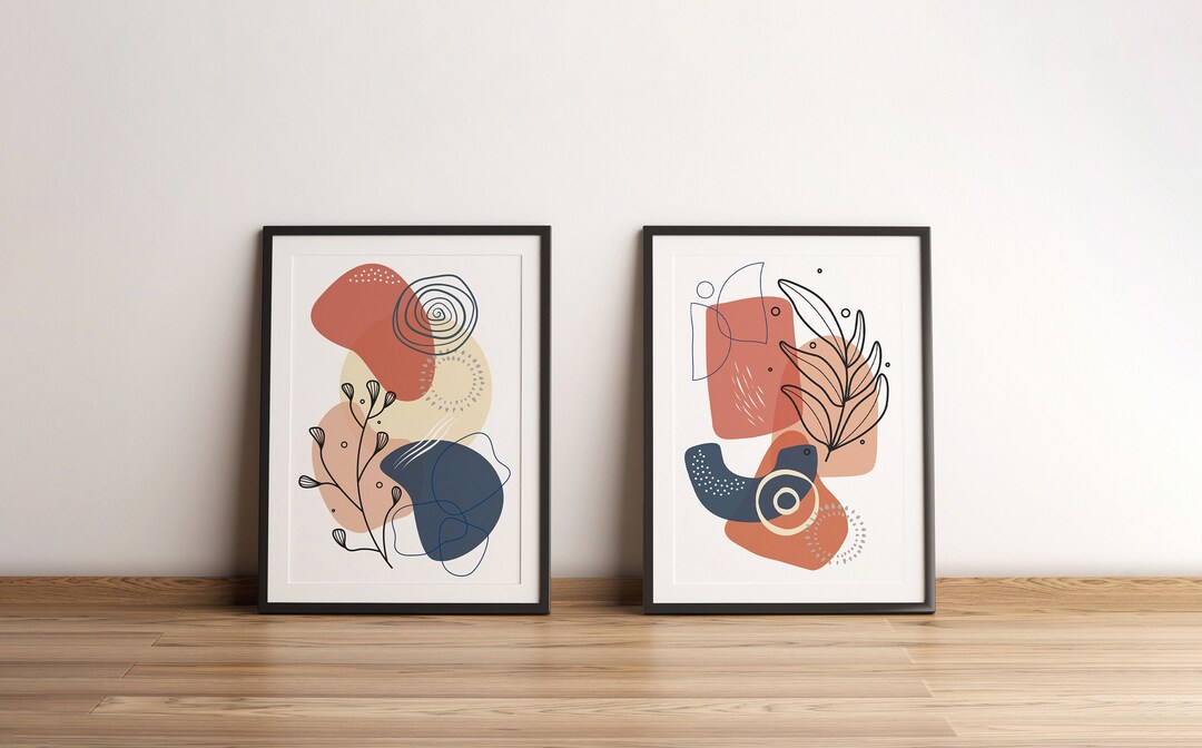 Printable Vertical Abstract Wall Art, Printable Digital Art, Instant ...