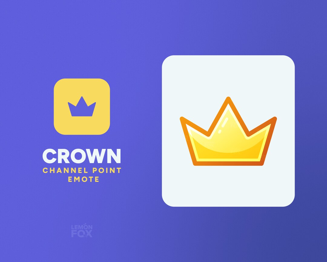Crown Twitch Channel Point Crown Twitch Emote Royal Twitch Channel Point Royal Twitch Emote ...