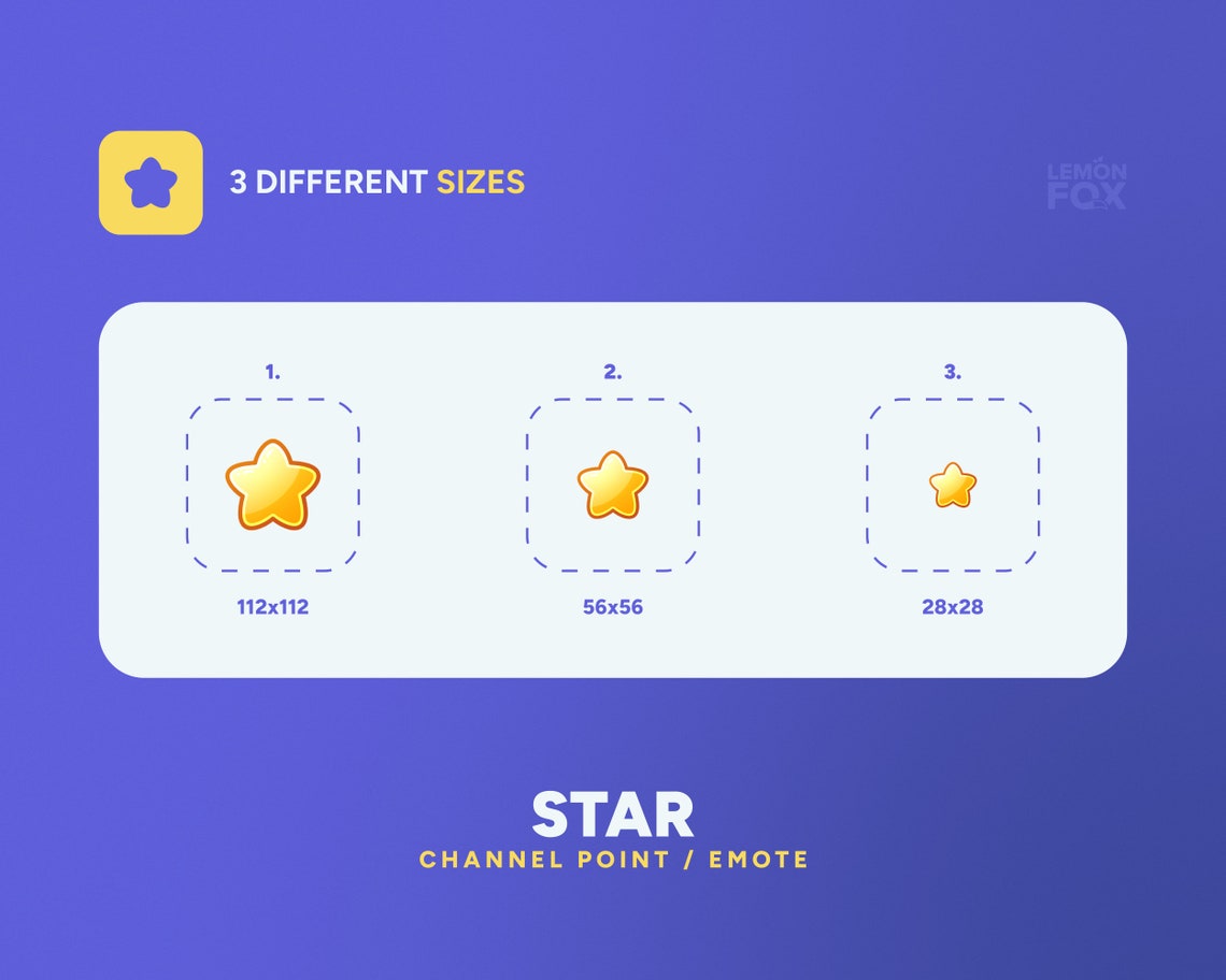 Star Twitch Channel Point Star Twitch Emote Celestial Twitch Channel ...