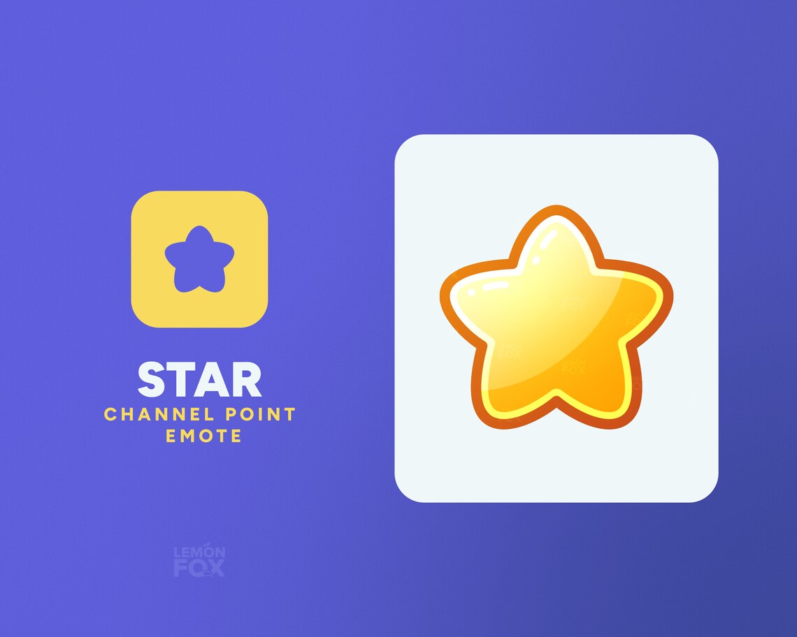 Star Twitch Channel Point Star Twitch Emote Celestial Twitch Channel ...