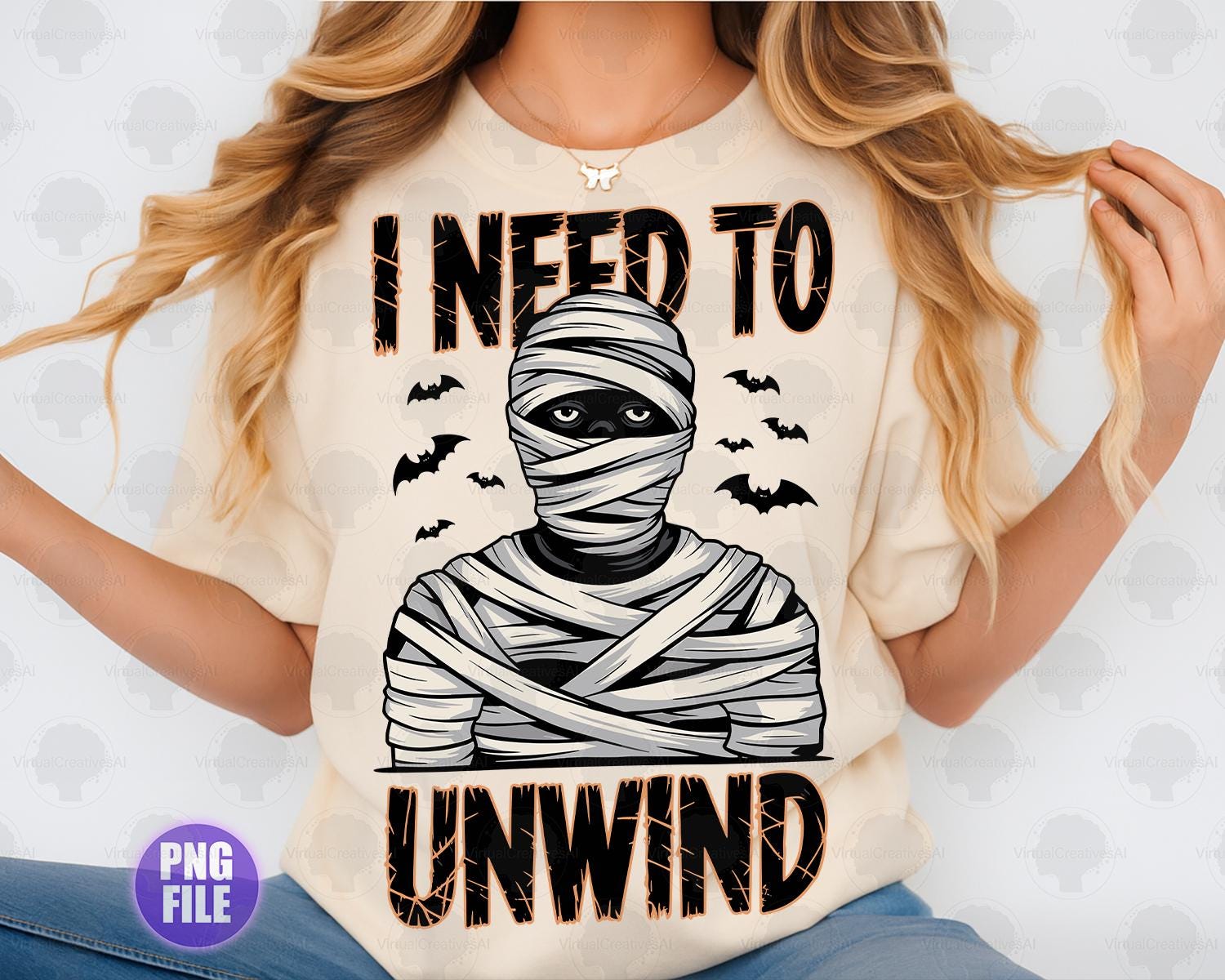 I Need to Unwind Png, Funny Mummy PNG Sublimation Design, Halloween ...