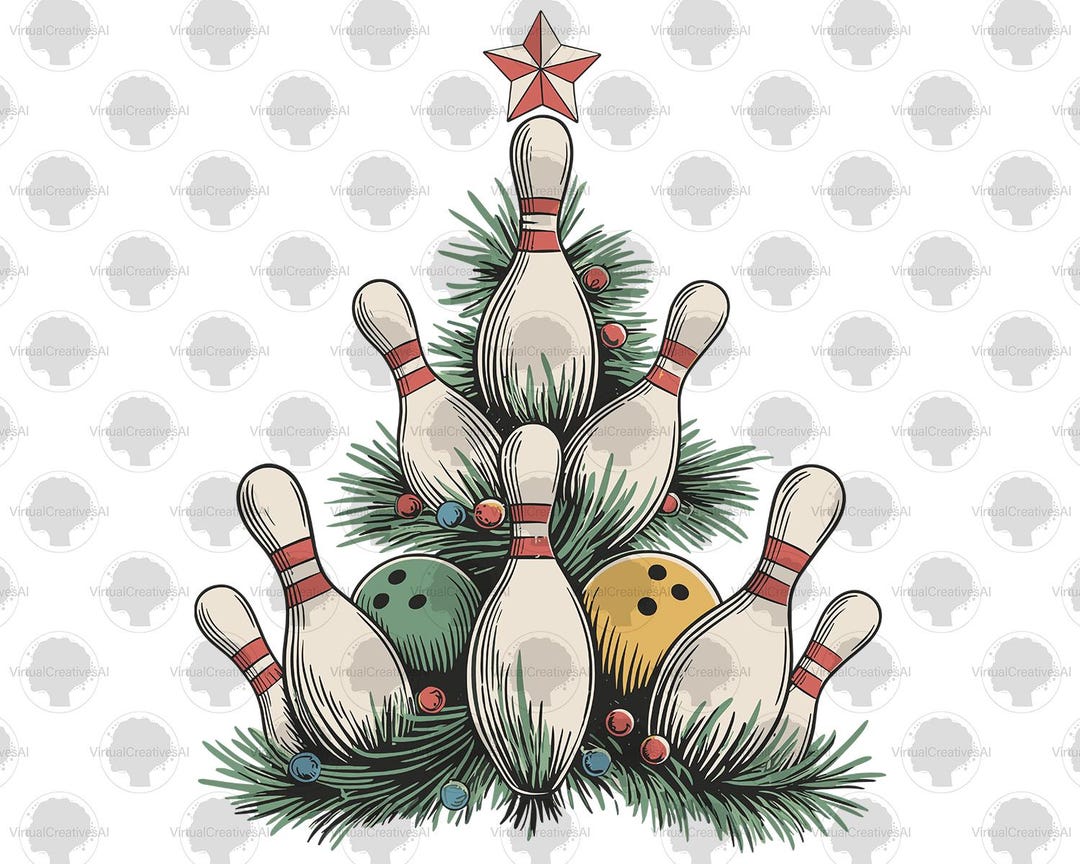 Christmas Bowling Png, Sport Png, Bowling Png, Christmas Png, Christmas ...