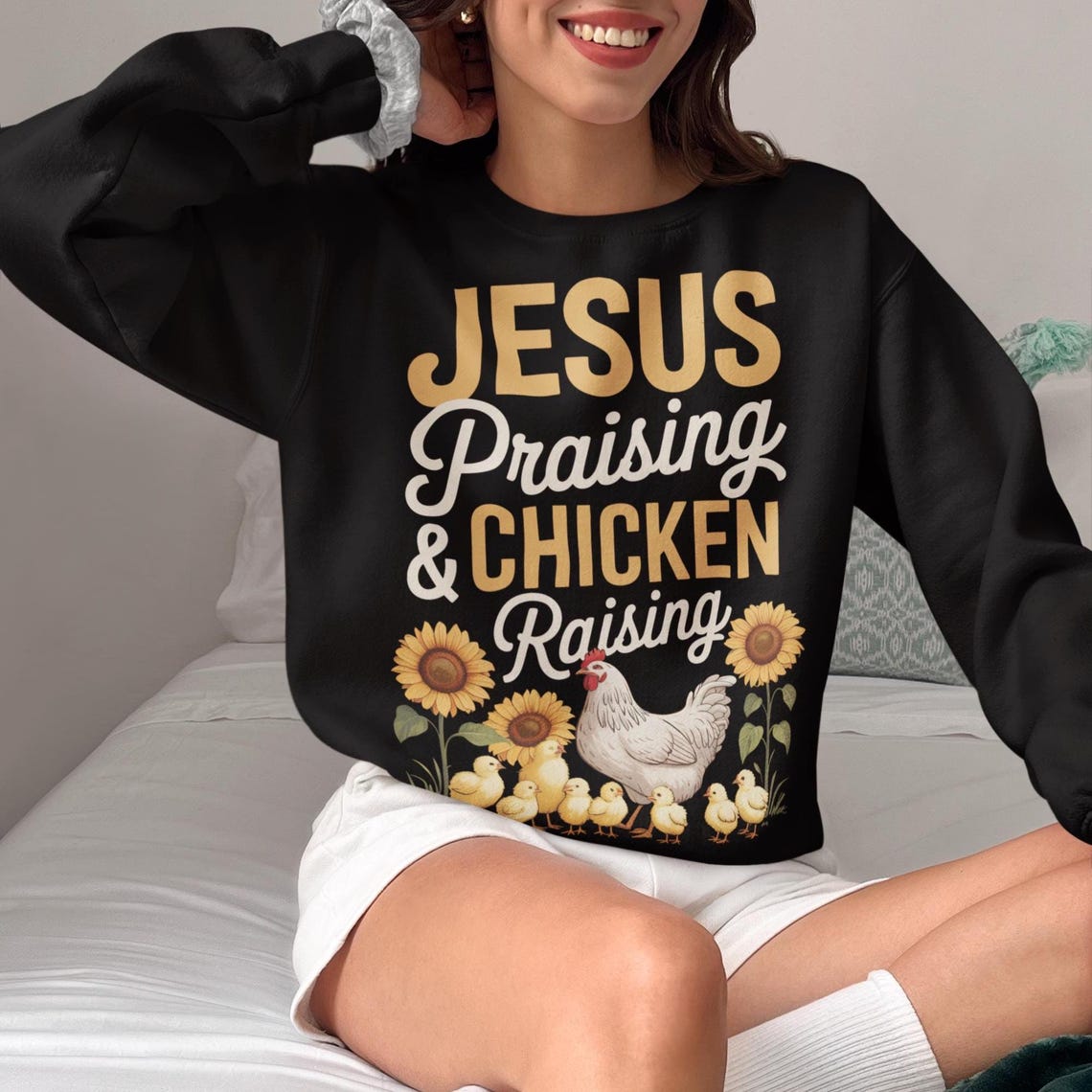 Chicken Raising and Jesus Praising Png, Christian Chicken Farmer Png ...