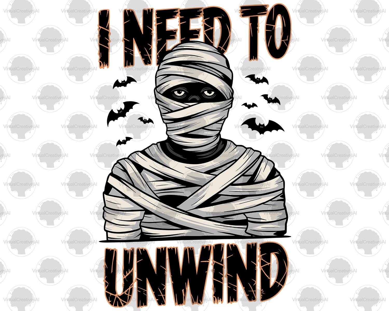 I Need to Unwind Png, Funny Mummy PNG Sublimation Design, Halloween ...