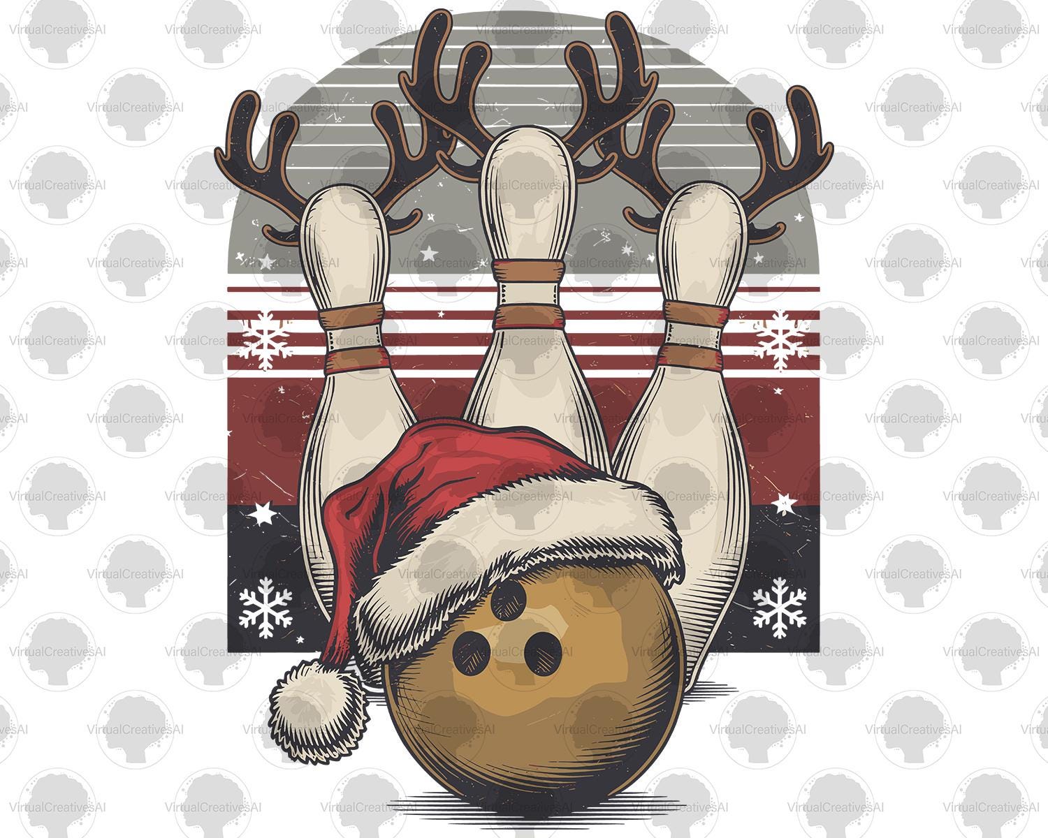Christmas Bowling Png, Sport Png, Bowling Png, Christmas Png, Christmas ...