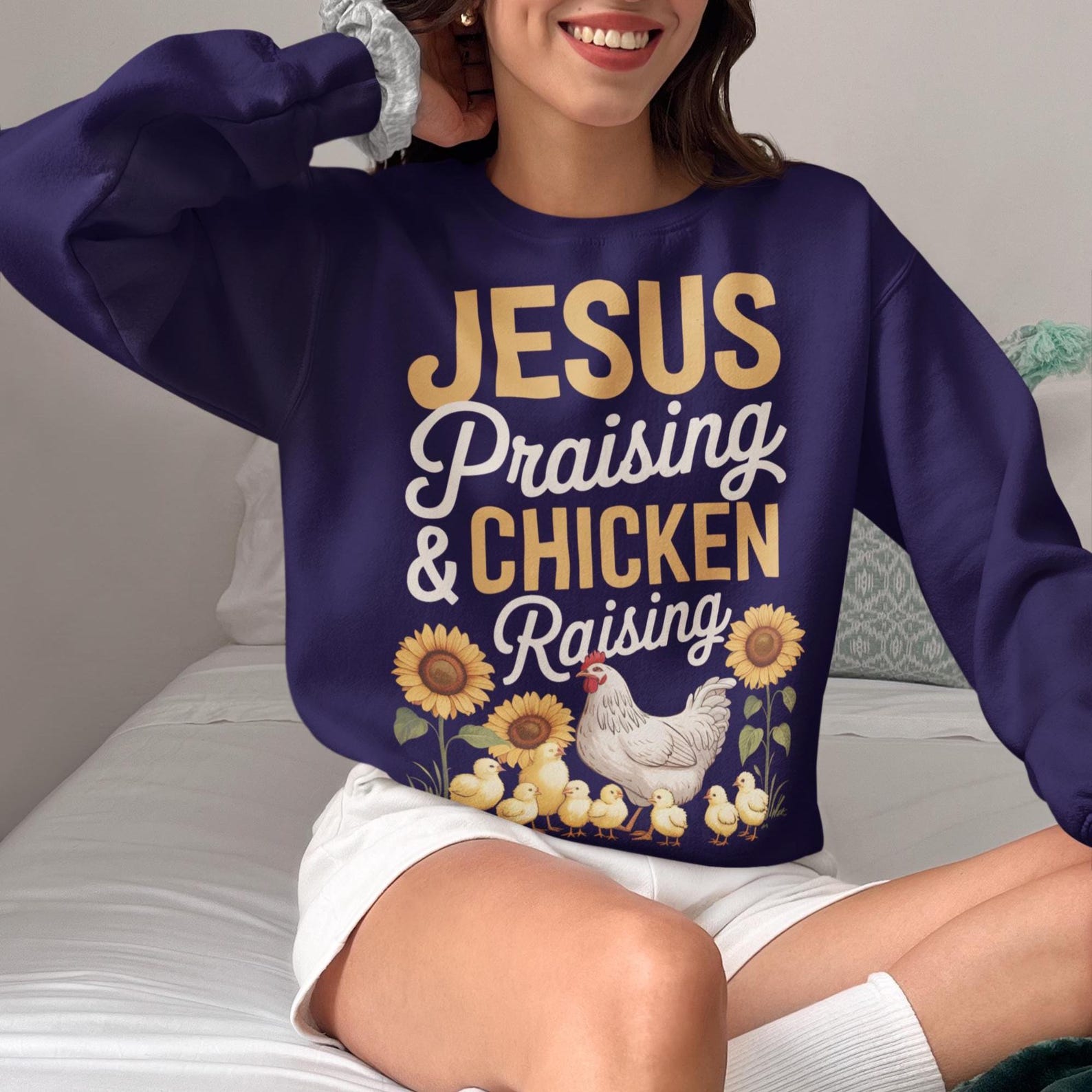 Chicken Raising and Jesus Praising Png, Christian Chicken Farmer Png ...