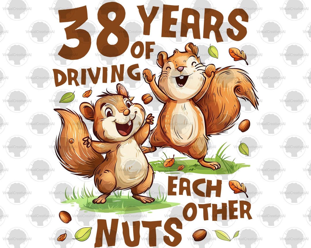 38 Year Wedding Anniversary PNG Sublimation Digital Download, 38 Years ...